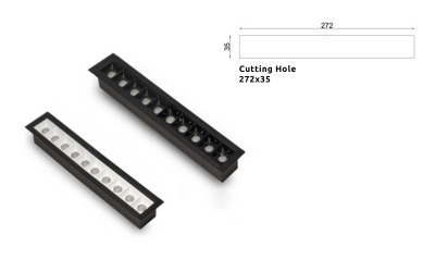 ZETA34 2 blocks of 5 LEDS | alphabetlights.com