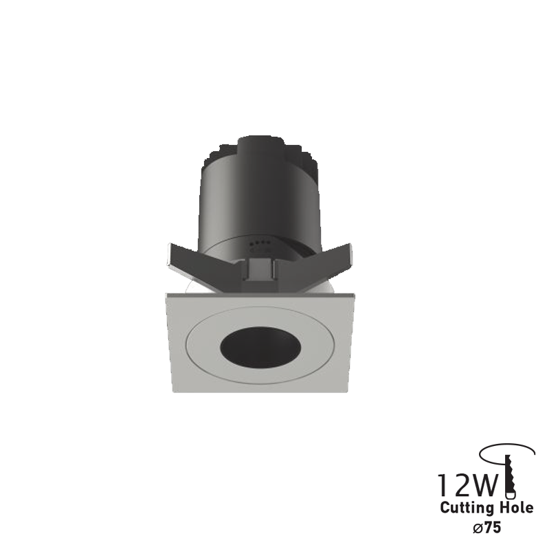 OMICRON 12W SQUARE FRAME PINHOLE | alphabetlights.com